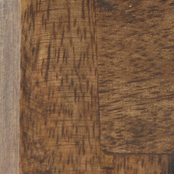 AllModern Nela Wood And Rattan Rectangle Wall Mirror | Wayfair